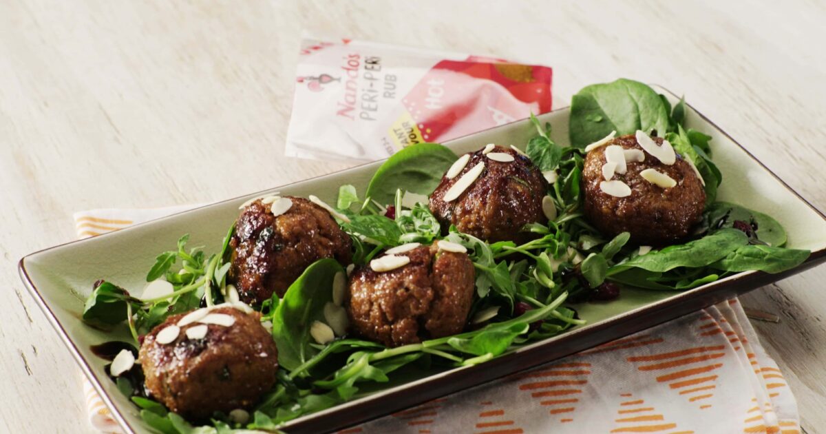 Firecracker PERi-PERi Meatball Recipe | Nando's